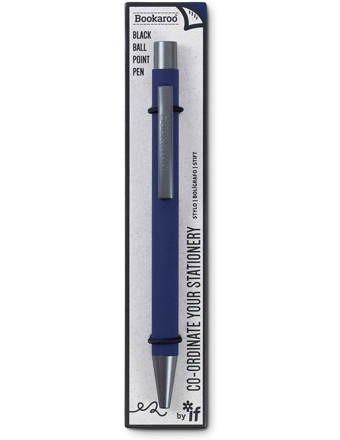 BOOKAROO PEN BALLPOINT NAVY - Stationery-Writing : Onehunga Books ...