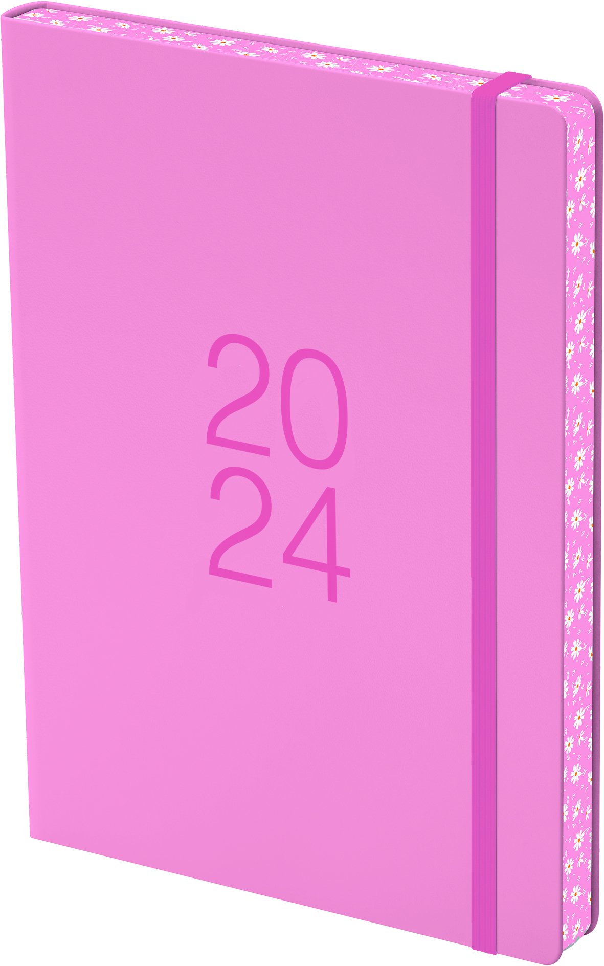 DIARY 2024 Collins Diary A51 Day Per Page Colour Edge Pink Even Year ...