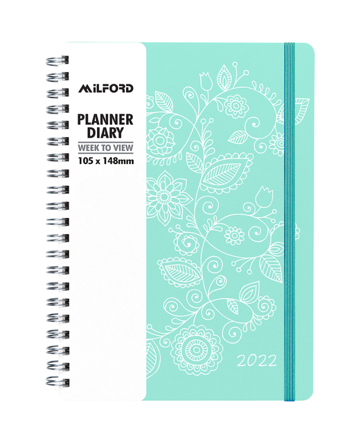 Diary Planner 2022 Pocket WTV Green - Stationery-Diaries : Onehunga ...