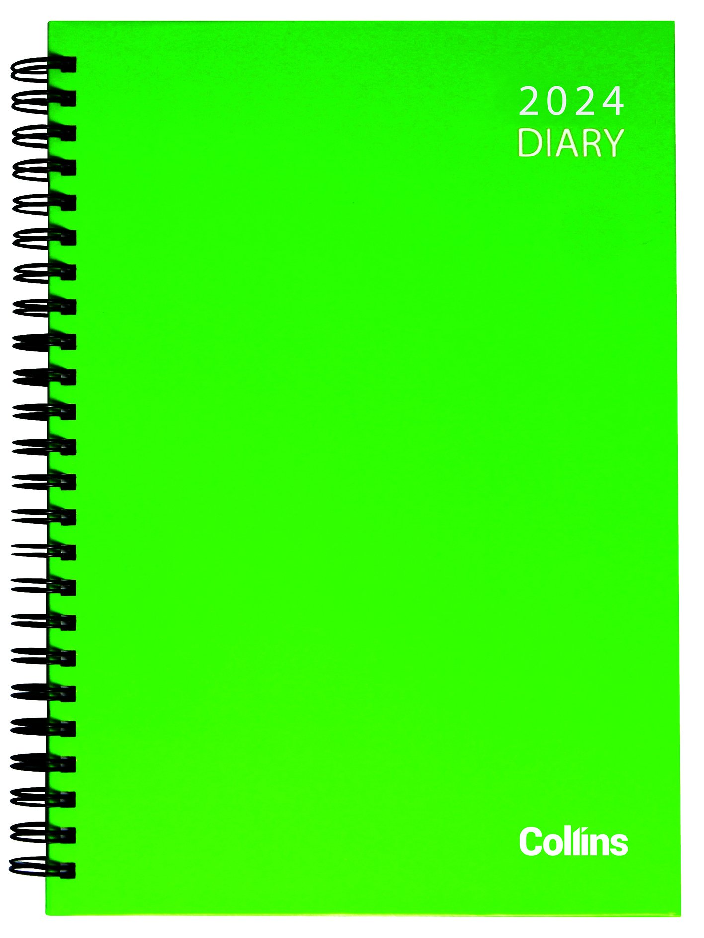 DIARY 2024 Collins Diary A53 Vivid Wiro Hardcover Even Year ...