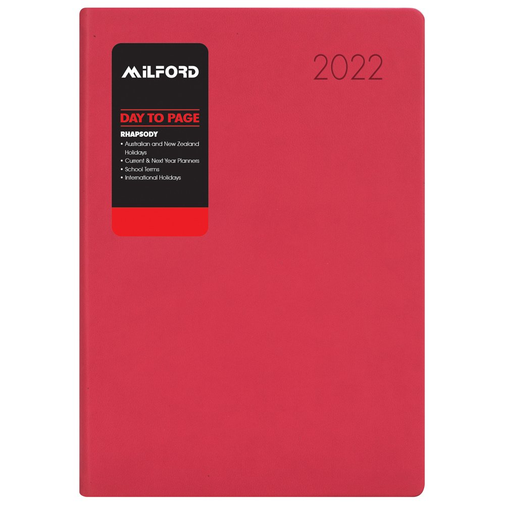 Diary 2022 Milford Rhapsody A41A - Stationery-Diaries : Onehunga Books ...