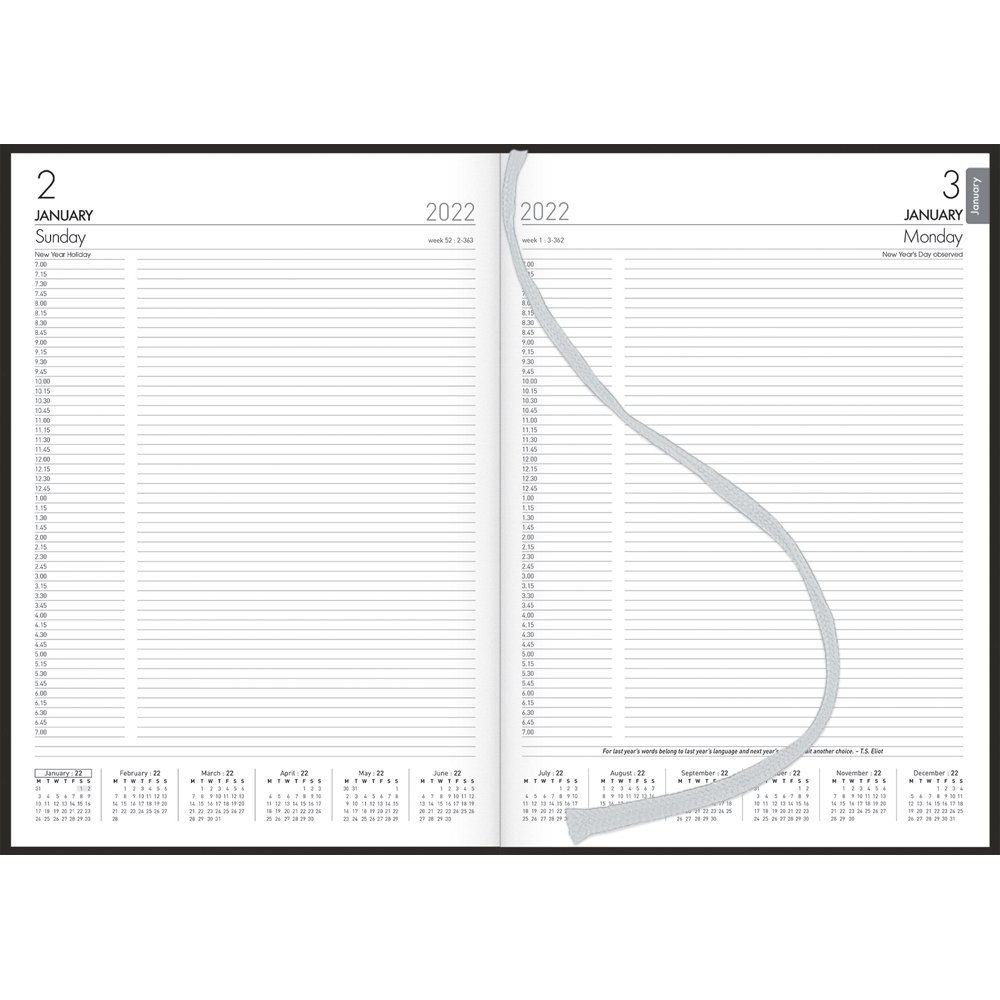 Diary 2022 Milford Rhapsody A41A - Stationery-Diaries : Onehunga Books ...