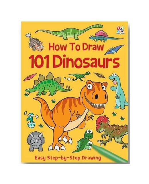 How To Draw 101 Dinosaurs - Books-Arts : Onehunga Books & Stationery ...