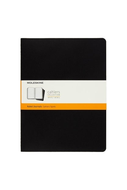 Moleskine Cahier Ruled Extra Large Black Set 3 - Stationery-Journals ...