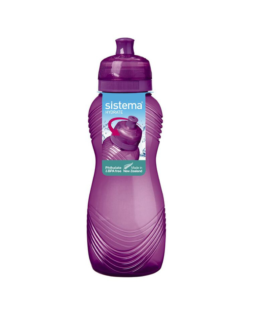 Sistema Water Bottle Wave 600ml School Stationery Bags And Covering