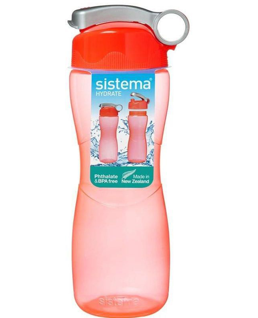 Sistema Water Bottle Hourglass 645ml School Stationery Bags