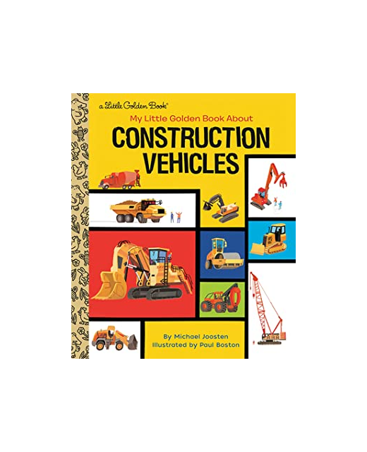 MY LITTLE GOLDEN BOOK ABOUT CONTRUCTION VEHICLES - Children Books ...