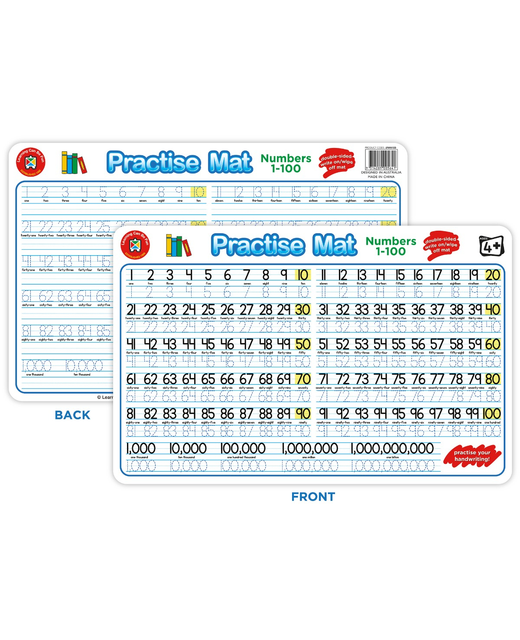 PRACTISE MAT NUMBER 1-100 - Books-Educational : Onehunga Books ...