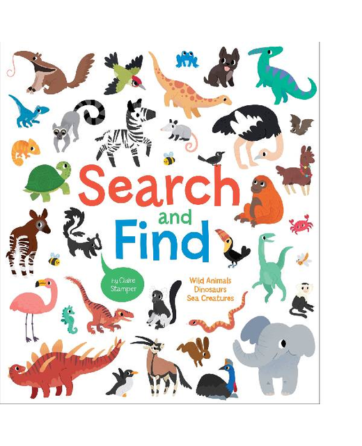 SEARCH AND FIND WILD ANIMALS, DINOSAURS AND SEA CREATURES - Children ...
