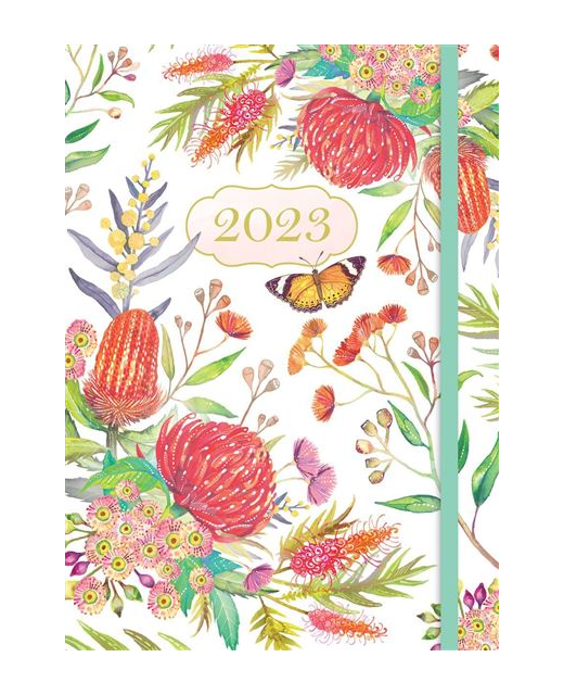 2023 DIARY NATIVE FLORAL WEEK TO VIEW - Stationery-Diaries : Onehunga ...