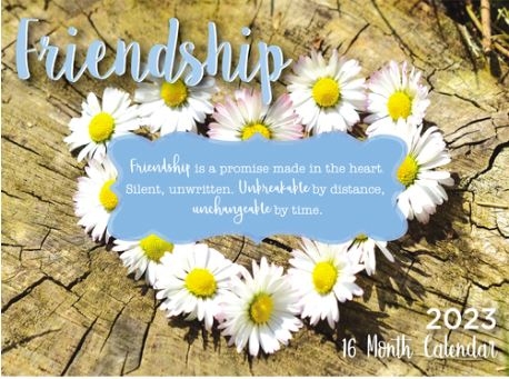 BISCAY 2023 Friendship 16 Month Calendar - Gifts & Greeting Cards ...