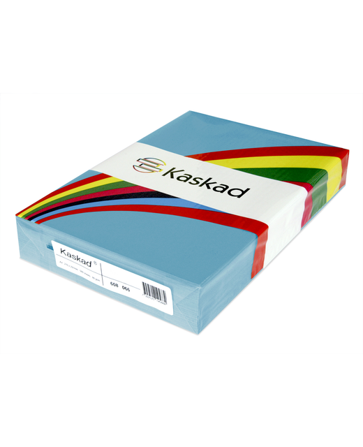 Kaskad Paper, 80gsm, A4, Packet of 500 - Peacock Blue - Stationery ...