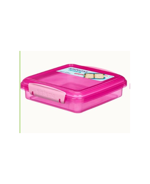Sistema Lunchbox Sandwich Box 450ml School Stationery Bags And Covering