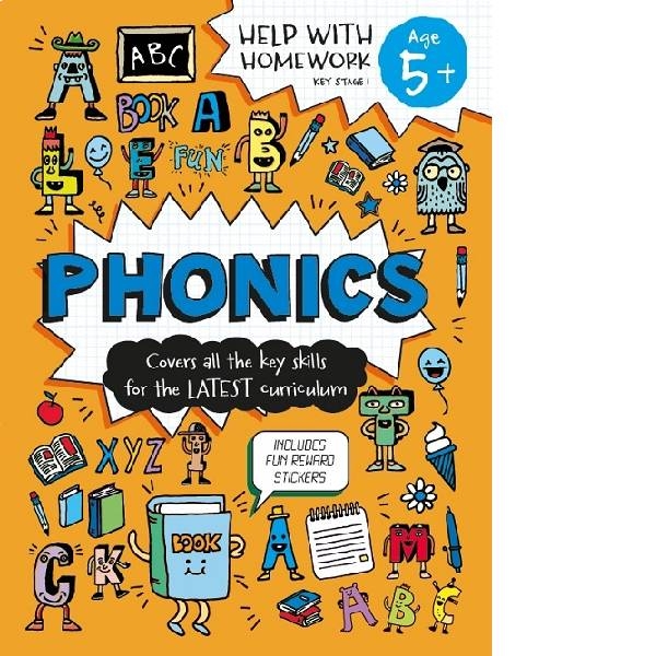 HELP WITH HOMEWORK PHONICS 5 PLUS - Children Books-Educational ...