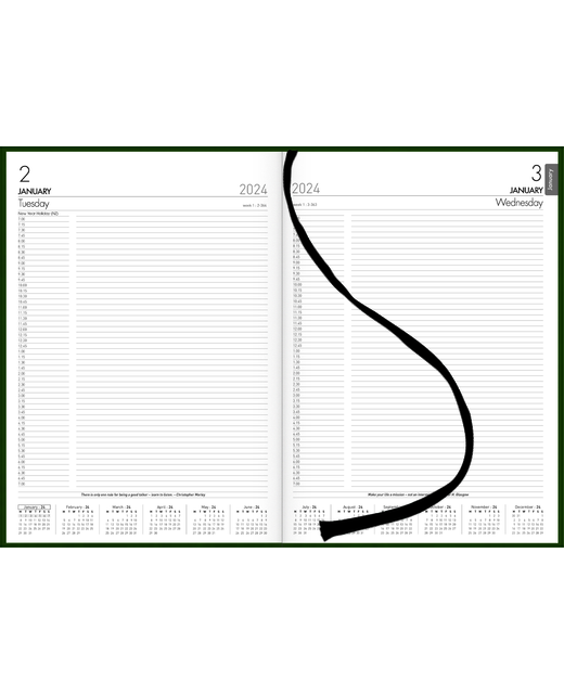 DIARY 2024 Milford Rhapsody A41 Day To Page Diary Even Year Racing ...