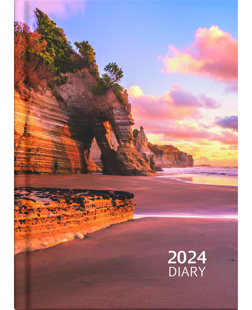 DIARY 2024 Collins Diary A72 Coastal Scenes Even Year - Stationery ...