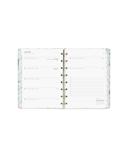 Filofax Botanical A5 Planner Mint - Stationery-Diaries : Onehunga Books ...
