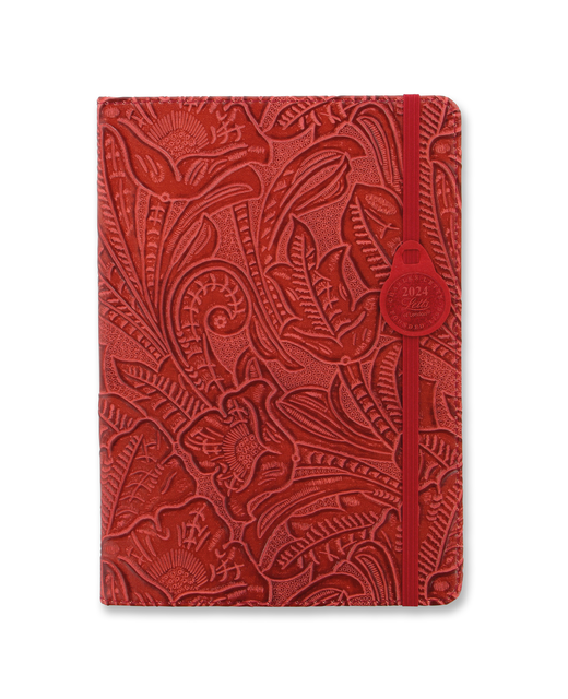 DIARY 2024 Letts of London Diary Baroque A5 Week to View Red Even Year ...