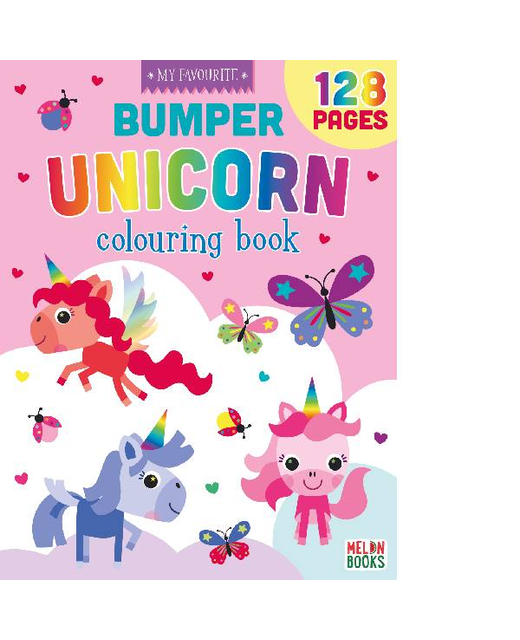 BUMPER UNICORN COLOURING BOOK - Children Books-Activities & Colouring ...