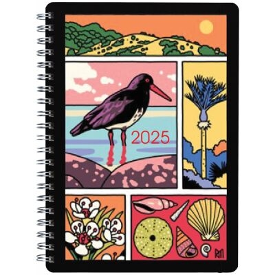 2025 Collins Diary A63 Kiwi Vibe Week to View - Stationery-Diaries ...