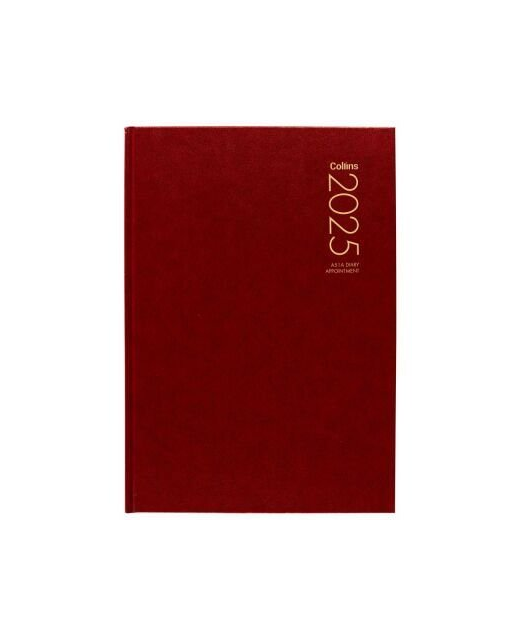 2025 Collins Diary A51A Red Appointment - Stationery-Diaries : Onehunga ...