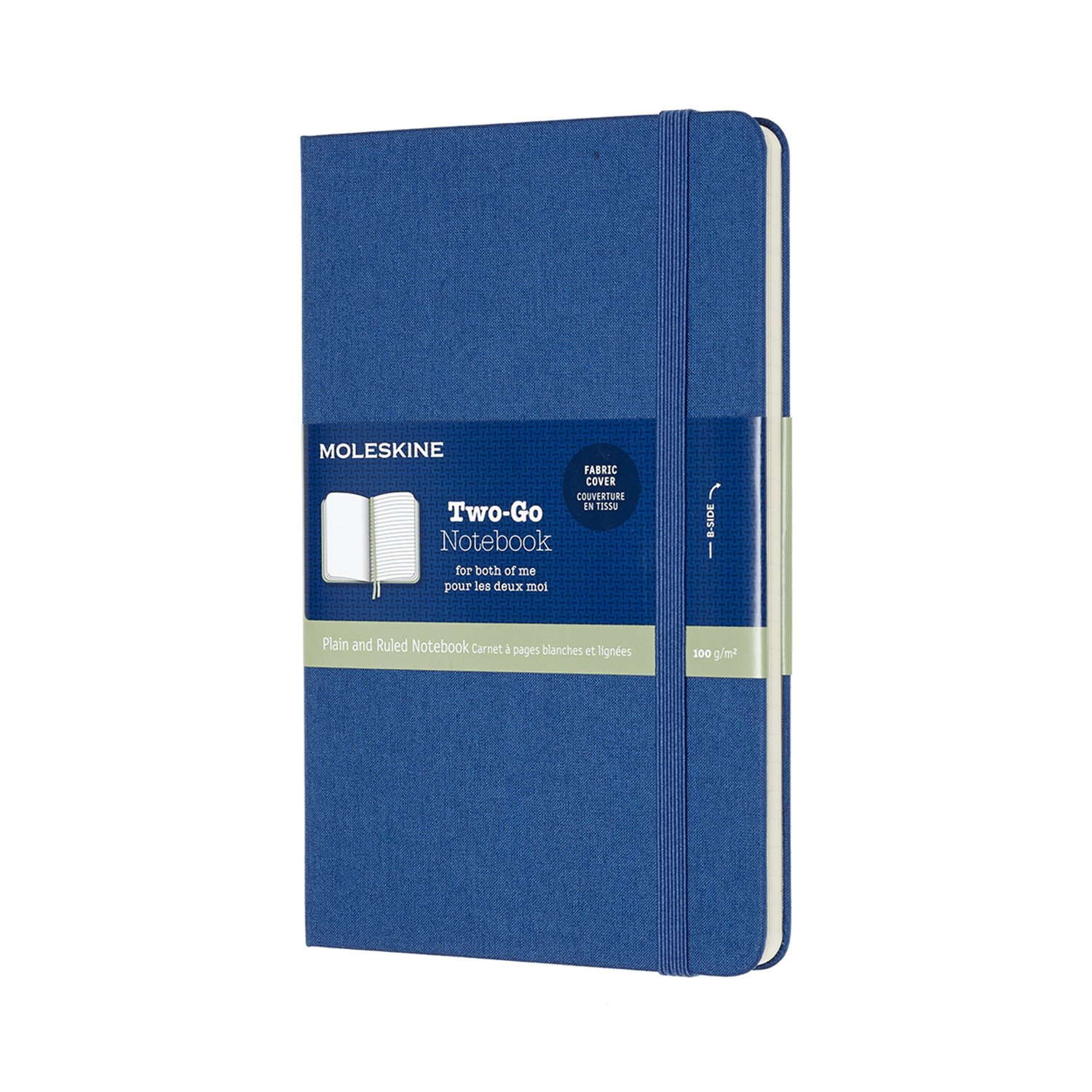 MOLESKINE TWO GO NOTEBOOK MEDIUM RULED LAPIS BLUE - Stationery-Journals ...