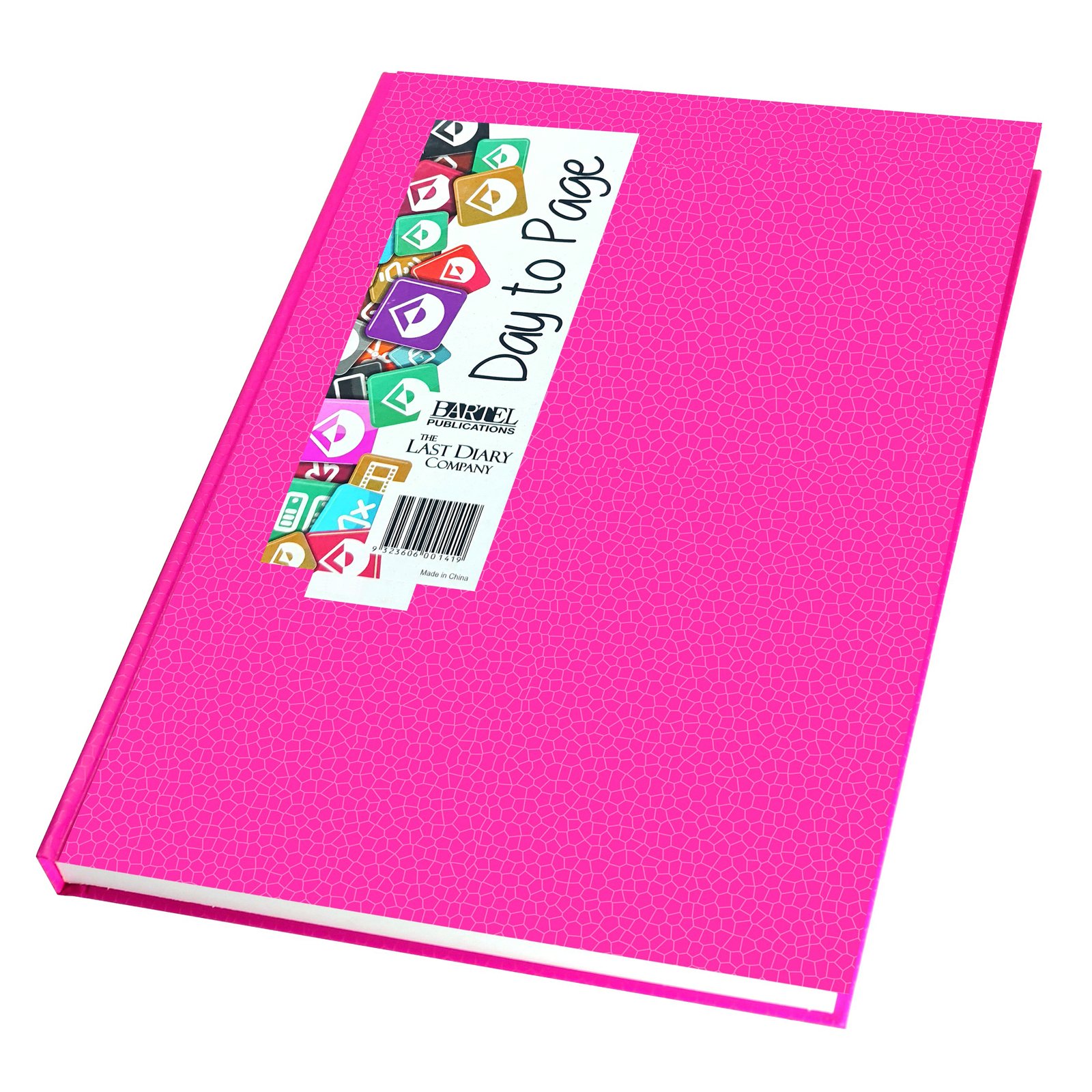 2025 Diary Everyday A4 Day to Page Casebound Hot Pink - Stationery ...