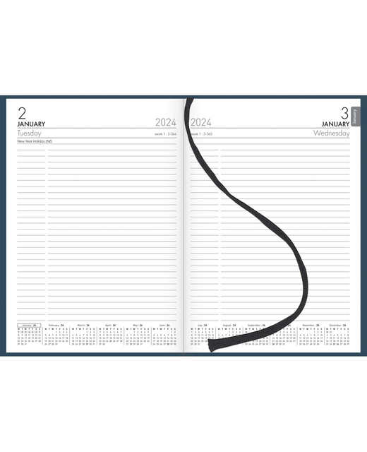 DIARY 2026 Collins Diary A51 Navy Even Year - Stationery-Diaries ...