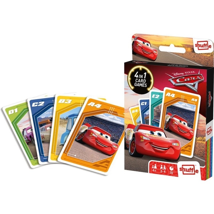 4 IN 1 CARS CARD GAME - Games & Toys-Activity Sets : Onehunga Books ...