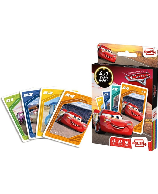 4 IN 1 CARS CARD GAME - Games & Toys-Activity Sets : Onehunga Books ...