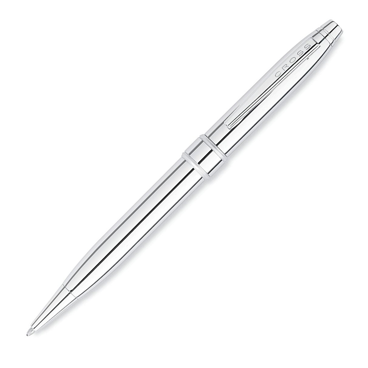 CROSS STRATFORD CHROME BALLPOINT PEN - Stationery-Writing : Onehunga ...