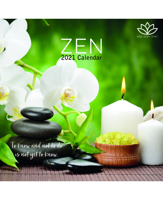 2021 SQUARE CALENDAR ZEN - Gifts & Greeting Cards-Calendars : Onehunga ...