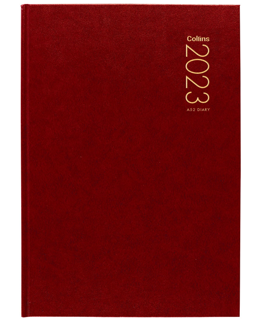 DIARIES 2023 Collins A52 Red - Stationery-Diaries : Onehunga Books ...
