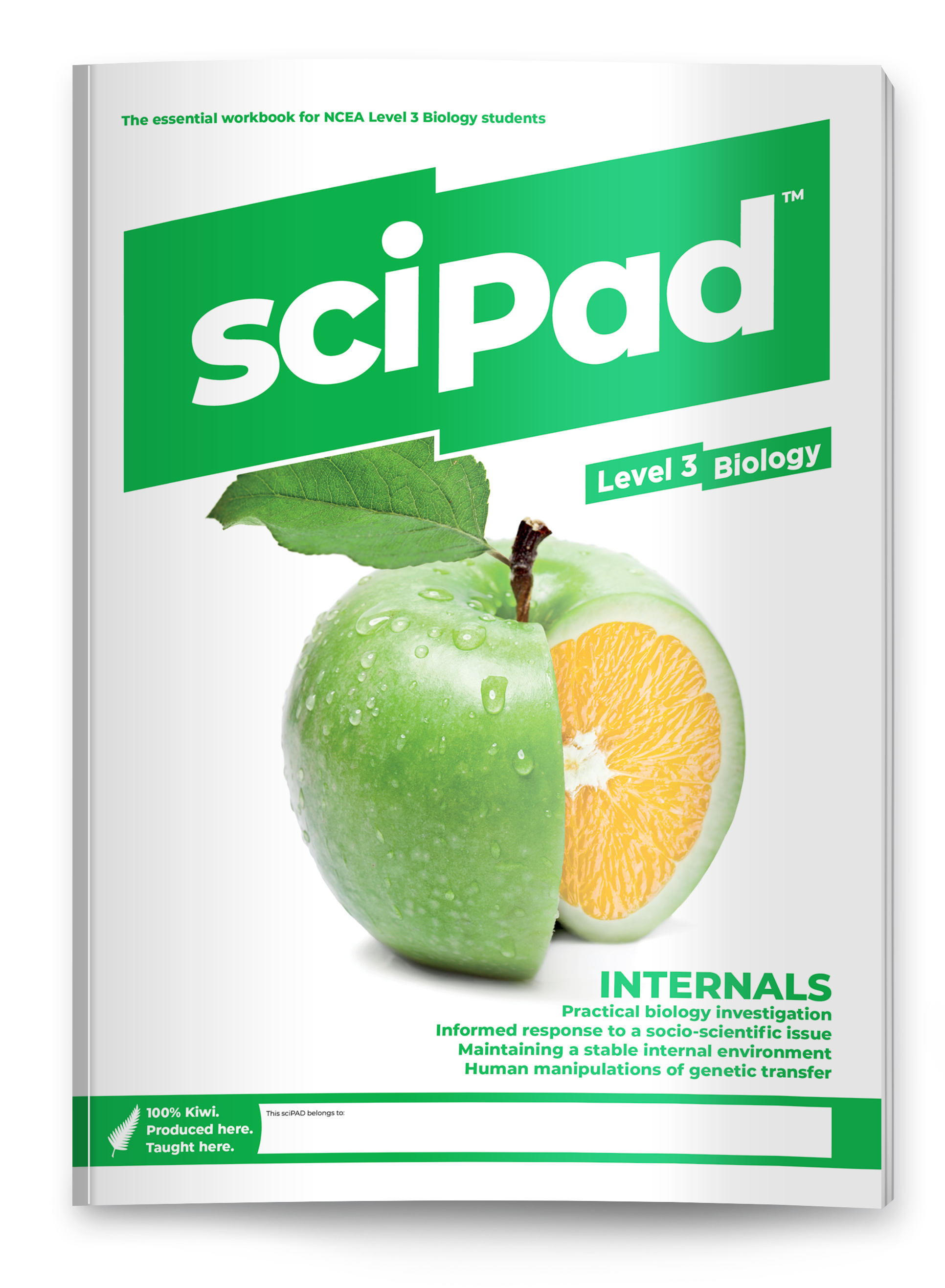 SciPAD Level 3 Biology Internals - Books-Educational : Onehunga Books ...