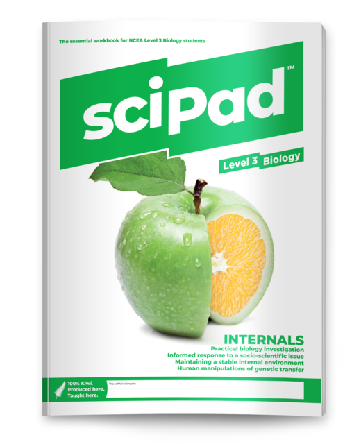 SciPAD Level 3 Biology Internals - Books-Educational : Onehunga Books ...