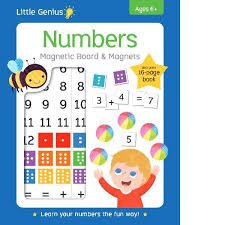 NUMBERS MAGNETIC BOARD & MAGNETS - Children Books-Activities ...