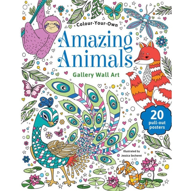 Amazing Animals Colouring Book - Books-Arts : Onehunga Books ...