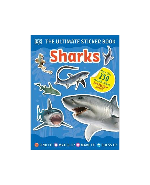 ULTIMATE STICKER BOOK SHARKS - Children Books-Activities & Colouring ...